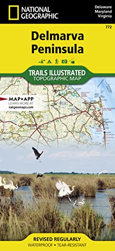 Delmarva Peninsula Map (National Geographic Trails Illustrated Map, 772)