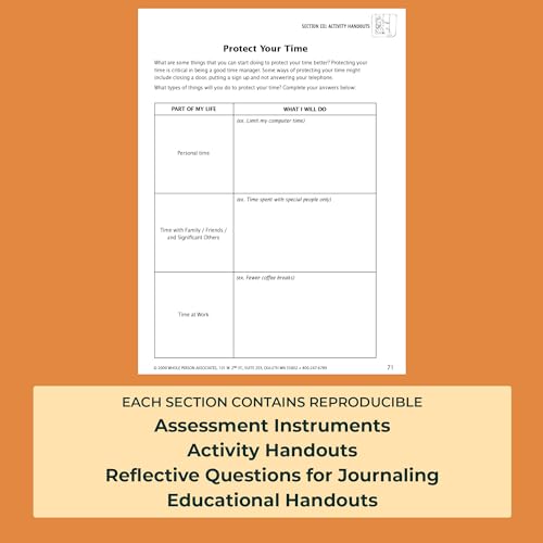 The Practical Life Skills Workbook - Reproducible Self-Assessments, Exercises & Educational Handouts (Mental Health & Life Skills Workbook Series)