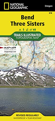 Bend, Three Sisters Map (National Geographic Trails Illustrated Map, 818)