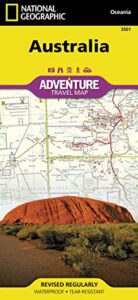 australia map (national geographic adventure map, 3501)