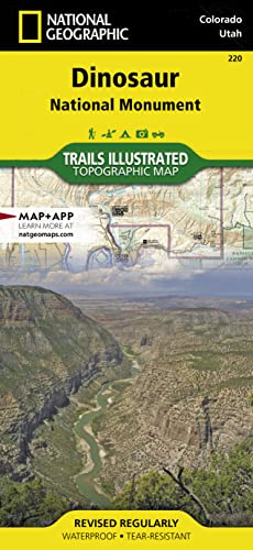 Dinosaur National Monument Map (National Geographic Trails Illustrated Map, 220)