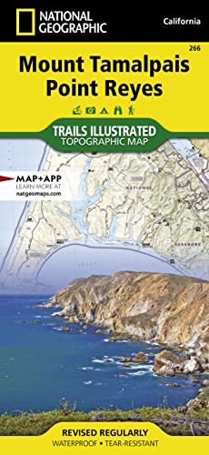 Mount Tamalpais, Point Reyes Map (National Geographic Trails Illustrated Map, 266)