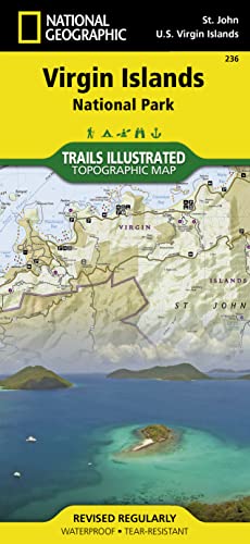 Virgin Islands National Park Map (National Geographic Trails Illustrated Map, 236)