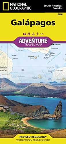 Galapagos Map (National Geographic Adventure Map, 3408)