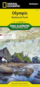 olympic national park map (national geographic trails illustrated map, 216)