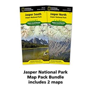 Jasper National Park [Map Pack Bundle] (National Geographic Trails Illustrated Map)