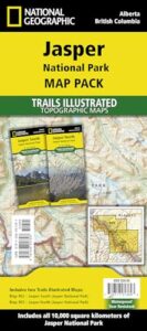 jasper national park [map pack bundle] (national geographic trails illustrated map)