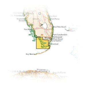 Everglades National Park Map (National Geographic Trails Illustrated Map, 243)