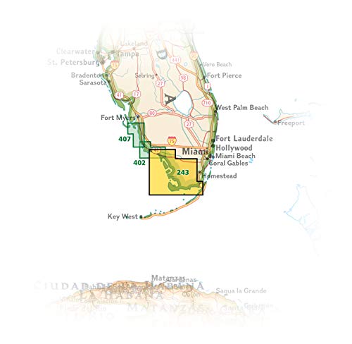 Everglades National Park Map (National Geographic Trails Illustrated Map, 243)