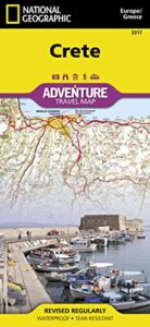 crete map [greece] (national geographic adventure map, 3317)