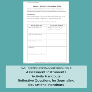 The Communication Skills Workbook - Reproducible Self-Assessments, Exercises & Educational Handouts (Mental Health & Life Skills Workbook Series)