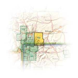 Absaroka-Beartooth Wilderness East Map [Cooke City, Red Lodge] (National Geographic Trails Illustrated Map, 722)