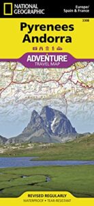 pyrenees and andorra map (national geographic adventure map, 3308)