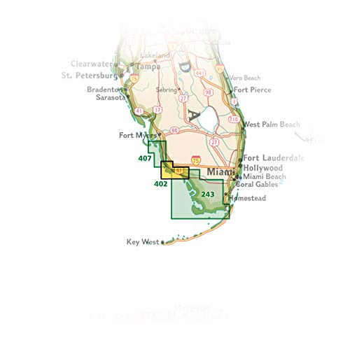 Marco Island, Ten Thousand Islands Map (National Geographic Trails Illustrated Map, 402)