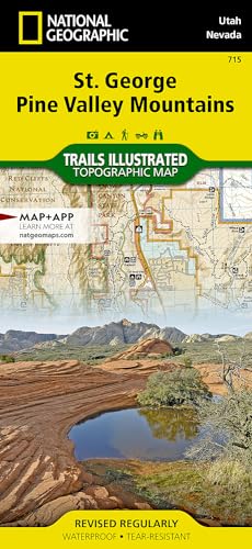 St George, Pine Valley Mountain Map (National Geographic Trails Illustrated Map, 715)