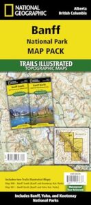 banff national park [map pack bundle] (national geographic trails illustrated map)