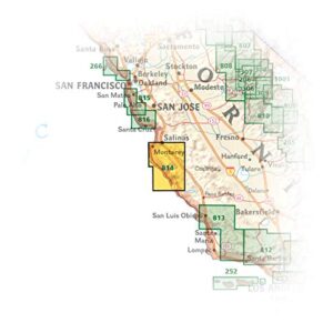 Big Sur, Ventana Wilderness Map [Los Padres National Forest] (National Geographic Trails Illustrated Map, 814)