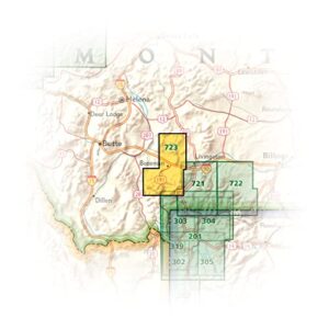 Bozeman, Big Sky, Bridger Range Map (National Geographic Trails Illustrated Map, 723)