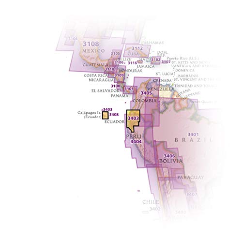 Ecuador and Galapagos Islands Map (National Geographic Adventure Map, 3403)