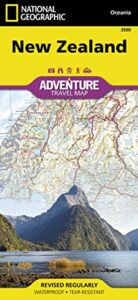 new zealand map (national geographic adventure map, 3500)