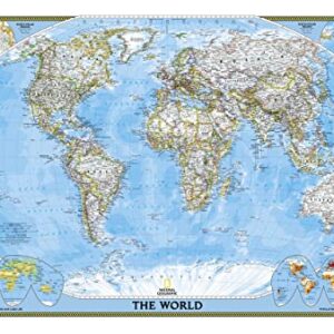 National Geographic World Map (folded with flags and facts) (National Geographic Reference Map)