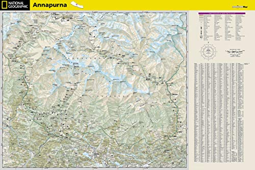 Annapurna Map [Nepal] (National Geographic Adventure Map, 3003)