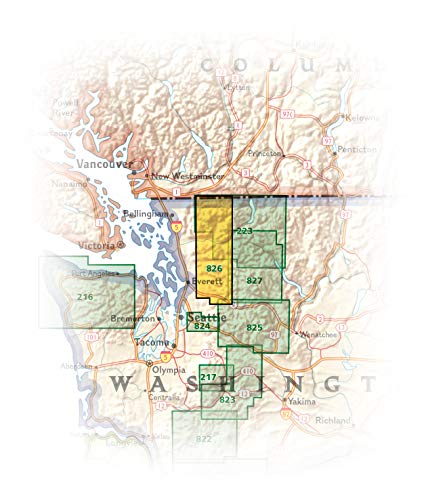 Mount Baker and Boulder River Wilderness Areas Map [Mt. Baker-Snoqualmie National Forest] (National Geographic Trails Illustrated Map, 826)