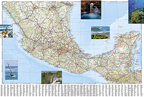 Mexico Map (National Geographic Adventure Map, 3108)