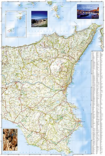 Sicily Map [Italy] (National Geographic Adventure Map, 3310)