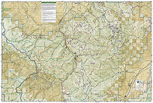 Bozeman, Big Sky, Bridger Range Map (National Geographic Trails Illustrated Map, 723)