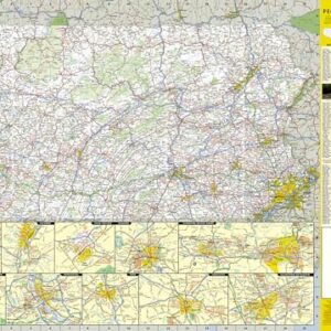 Pennsylvania Map (National Geographic Guide Map)