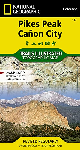 Pikes Peak, Cañon City Map (National Geographic Trails Illustrated Map, 137)