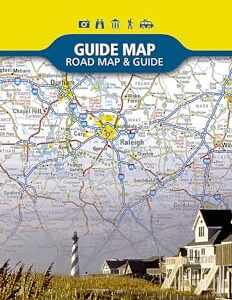 North Carolina Map (National Geographic Guide Map)