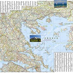 Greece Map (National Geographic Adventure Map, 3316)