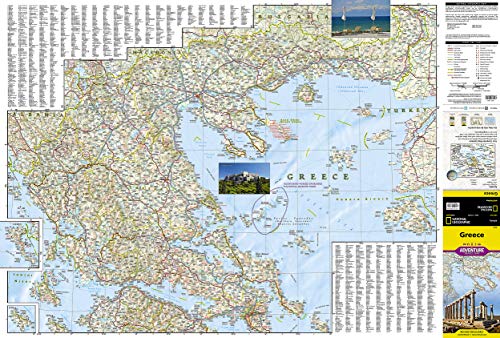 Greece Map (National Geographic Adventure Map, 3316)