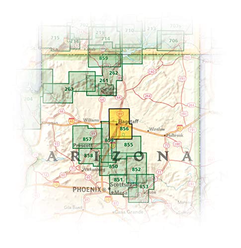 Flagstaff, Sedona Map [Coconino and Kaibab National Forests] (National Geographic Trails Illustrated Map, 856)