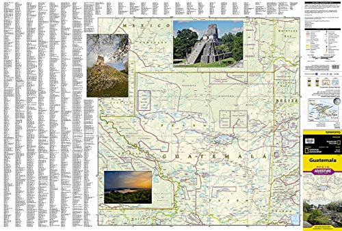 Guatemala Map (National Geographic Adventure Map, 3110)