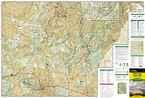 Pikes Peak, Cañon City Map (National Geographic Trails Illustrated Map, 137)