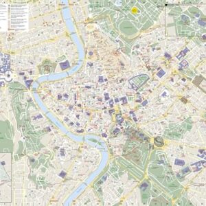 Rome Map (National Geographic Destination City Map)