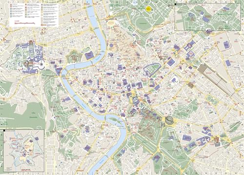 Rome Map (National Geographic Destination City Map)