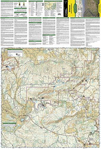 Dinosaur National Monument Map (National Geographic Trails Illustrated Map, 220)