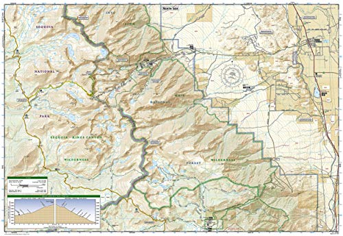 Mount Whitney Map (National Geographic Trails Illustrated Map, 322)