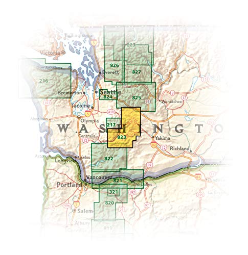 Goat Rocks, Norse Peak and William O. Douglas Wilderness Areas Map [Gifford Pinchot, Mt. Baker-Snoqualmie, and Okanogan-Wenatchee National Forests] (National Geographic Trails Illustrated Map, 823)