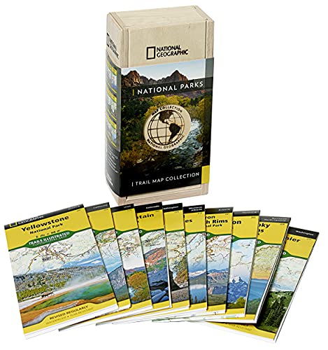 National Parks Trail Map Collection [boxed set] (National Geographic Trails Illustrated Map)