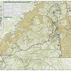 Big South Fork National River and Recreation Area Map (National Geographic Trails Illustrated Map, 241)