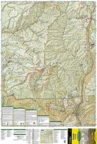 Durango, Cortez [Mesa Verde National Park] Map (National Geographic Trails Illustrated Map, 144)