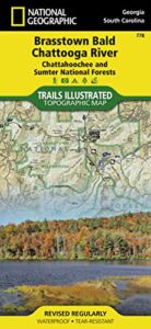 brasstown bald, chattooga river map [chattahoochee and sumter national forests] (national geographic trails illustrated map, 778)