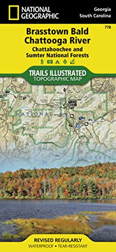 Brasstown Bald, Chattooga River Map [Chattahoochee and Sumter National Forests] (National Geographic Trails Illustrated Map, 778)