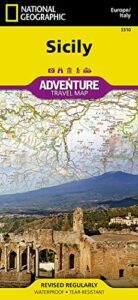 sicily map [italy] (national geographic adventure map, 3310)