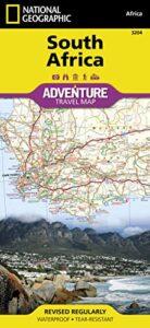 south africa map (national geographic adventure map, 3204)